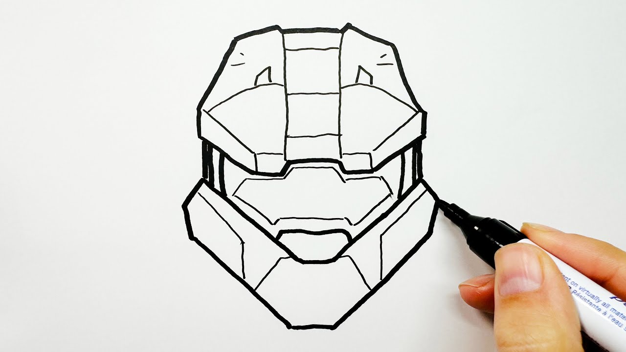 Halo Drawings Step By Step