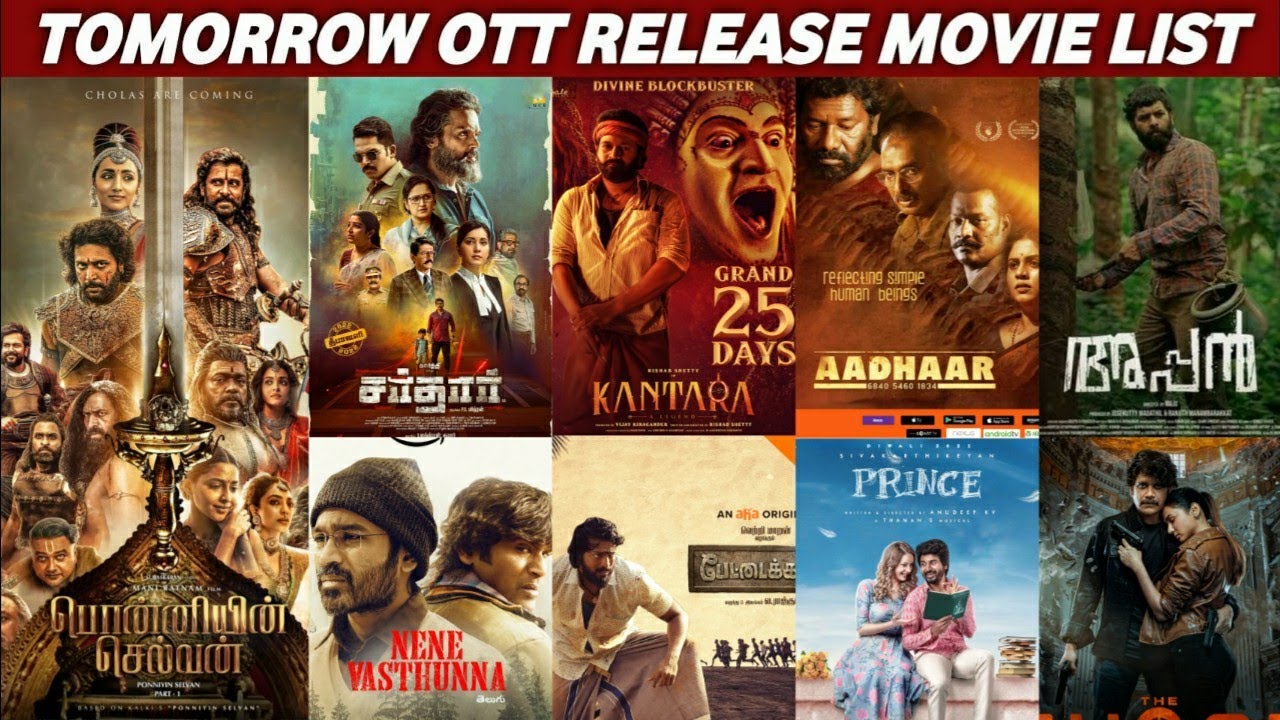 Movie tYm : Tomorrow OTT Release (October 28), Ponniyin Selvan,Naane ...