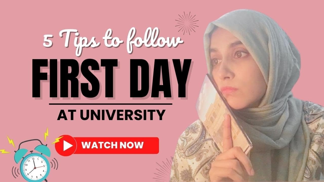 First Day at University😃 | Facts you need to know before going ...