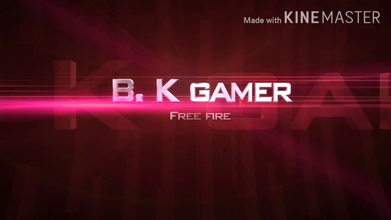 Bk gamer ka logo - YouTube