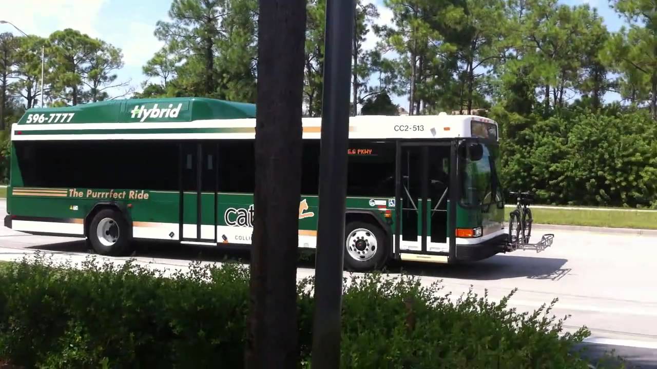 Collier Area Transit's Newest Bus: The Hybrid - YouTube