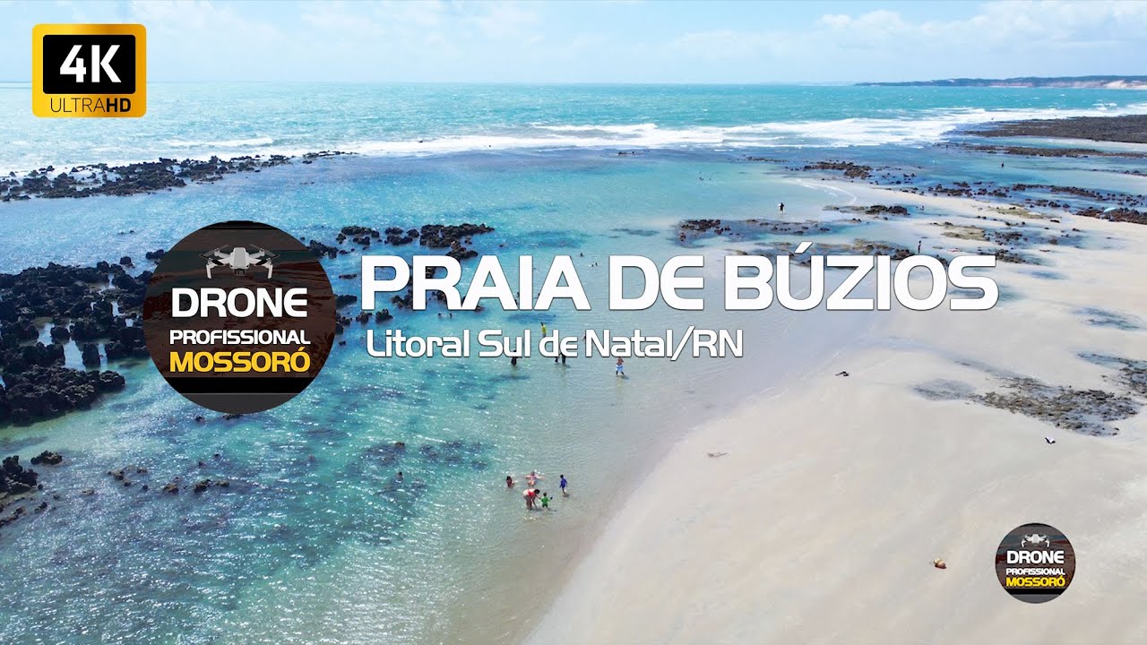 Praia de Búzios - Litoral Sul de Natal/RN | 4K - YouTube