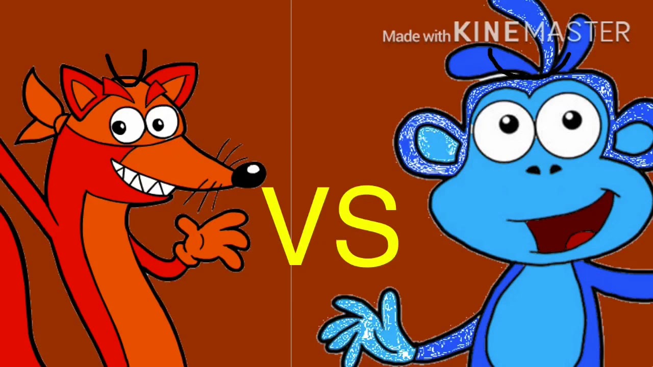 Cartoon fart wars S1E1 fire fox vs water monkey - YouTube