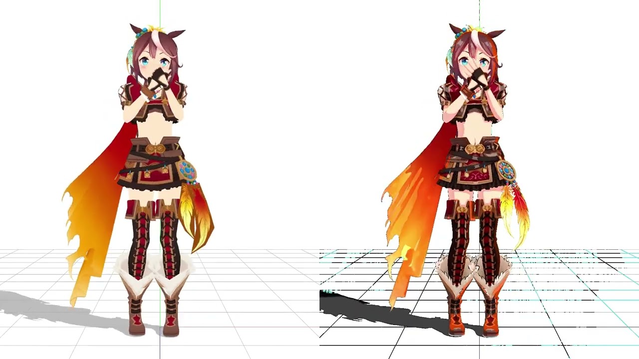 Uma Musume Shader in MMD (Tokai Teio) Edition + Idolmaster Starlit ...