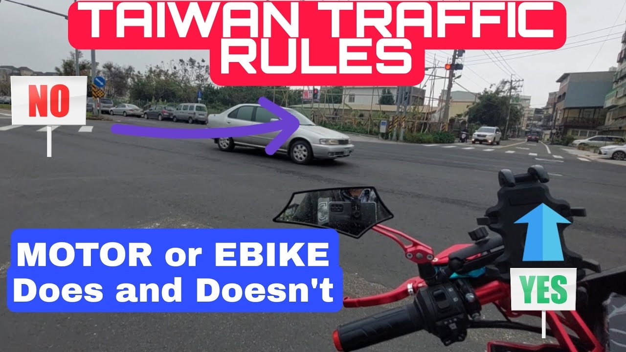 EBIKE O MOTOR TRAFFIC RULES DITO SA TAIWAN - YouTube
