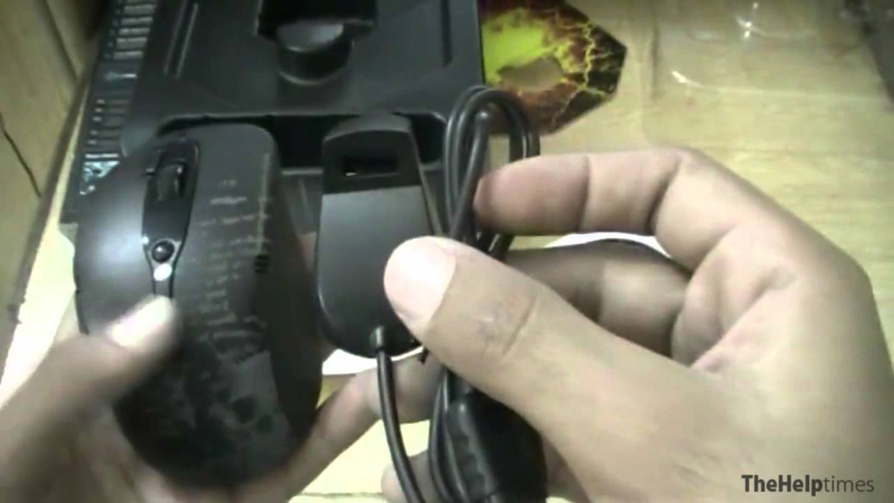 A4Tech V-Track Wireless Gaming Mouse R4 Unboxing - YouTube