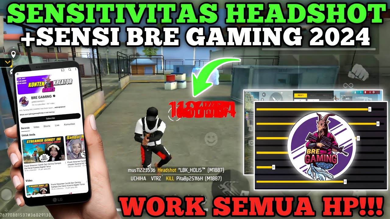 SENSI BRE GAMING ‼️ SENSITIVITAS FF AUTO HEADSHOT 2024🎯 +DPI STANDAR 📲⚙️ AIM AUTO FULL MERAH ☠️🔥 ...