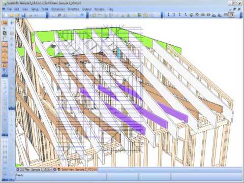 Compression Roofs in Javelin software v5.0 - YouTube