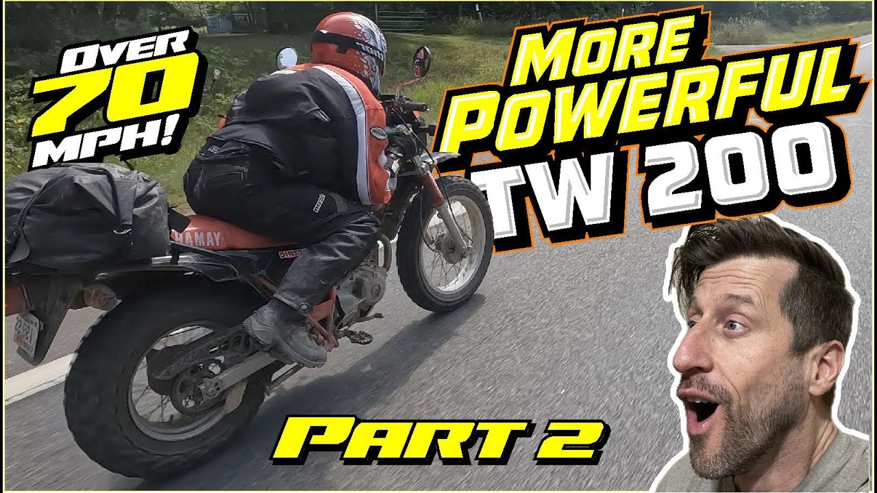 More Powerful TW 200 part 2 - YouTube