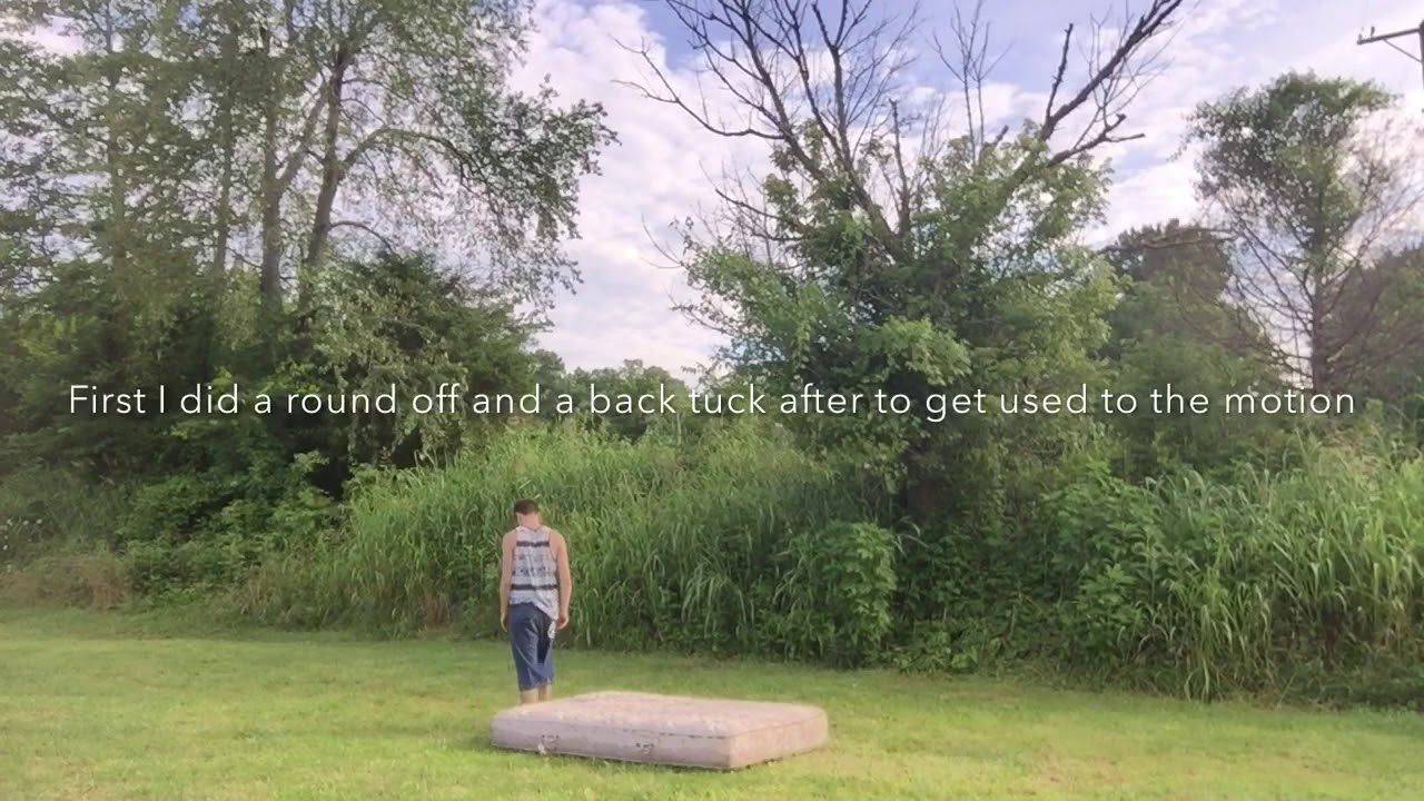 ROUND OFF BACK TUCK PROGRESSION - YouTube