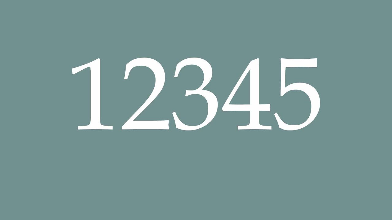 How to Pronounce ''12345'' Correctly in French - YouTube