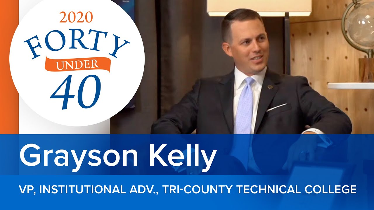 Grayson Kelly - Forty Under Forty Award Winner - YouTube
