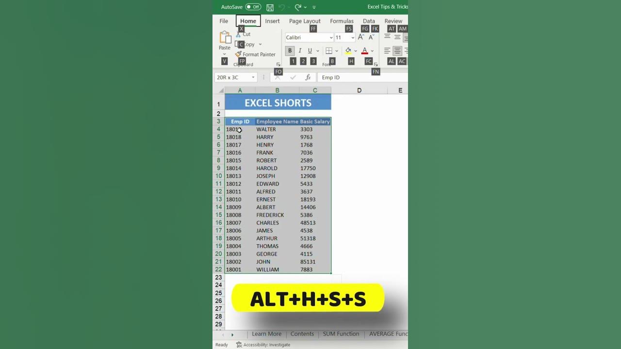 How To Sort Your Data From Smallest To Largest In Excel YouTube how-to-sort-your-data-from-smallest-to-largest-in-excel-youtube