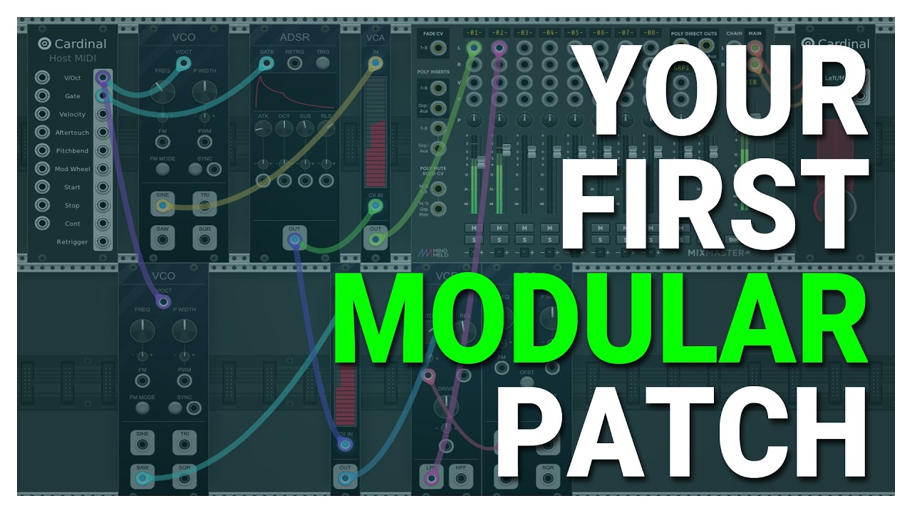 Cardinal Synth Tutorial ππ Modular Synth Tutorial Youtube