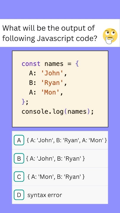 Javascript Mcq Questions Part 13 Javascript Concepts Javascript Mcq Javascriptquiz Youtube