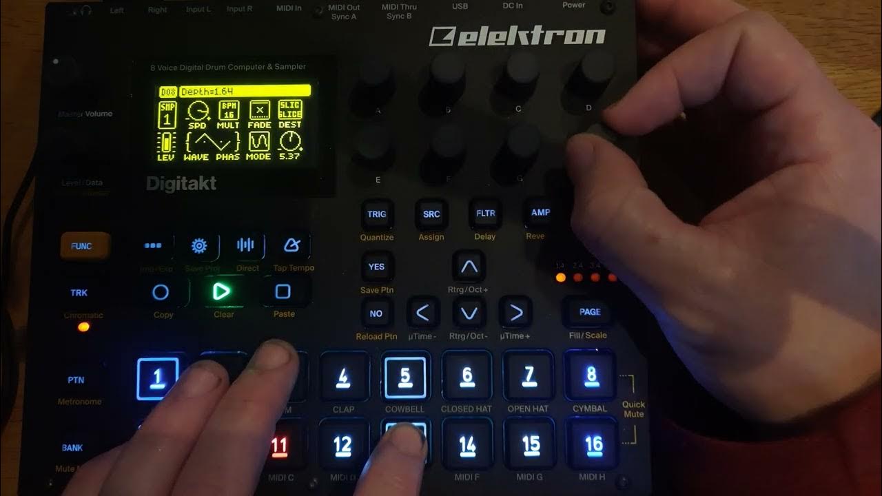 Digitakt - Polyphonic wavetable from scratch - Slice machine - YouTube