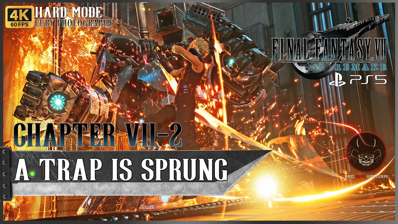 Final Fantasy VII Remake | Chapter 7-2: A Trap is Sprung [HARD MODE | PS5] - YouTube