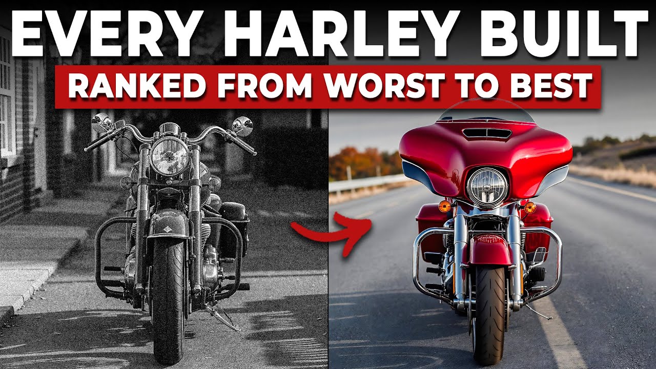 Ranking EVERY Harley Davidson Motorcycle EVER MADE - YouTube