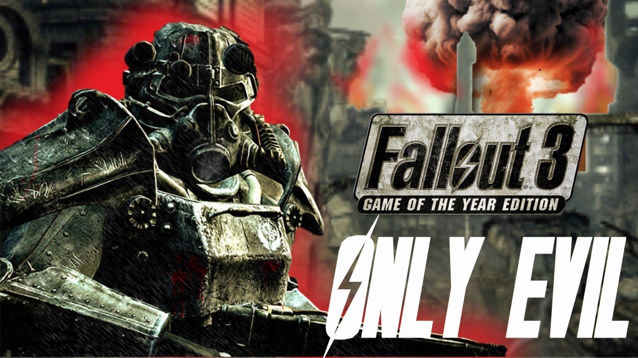 Fallout 3 but I am completely evil - YouTube