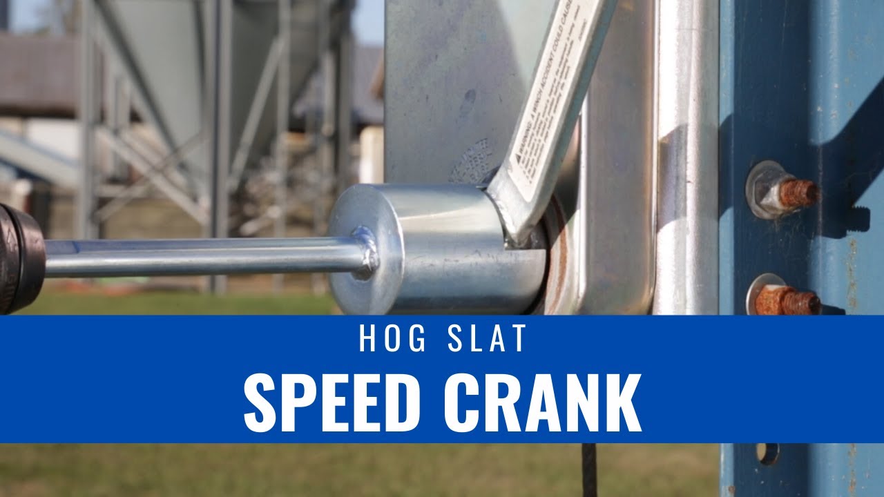 Hog Slat® Speed Crank for Load Chute - YouTube