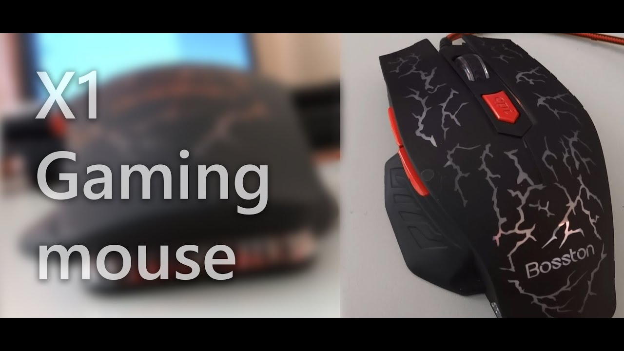 Bosston X1 Gaming Mouse Review - YouTube