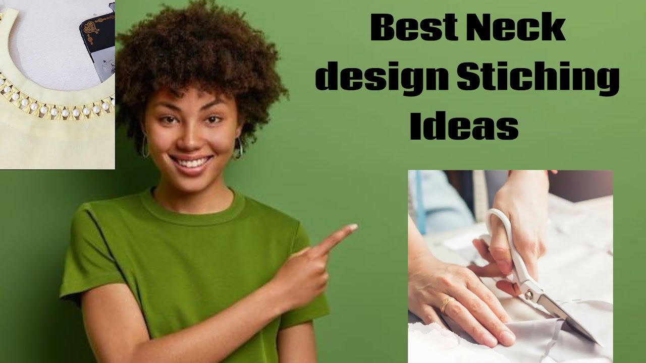 How to stitch Designing neck - YouTube