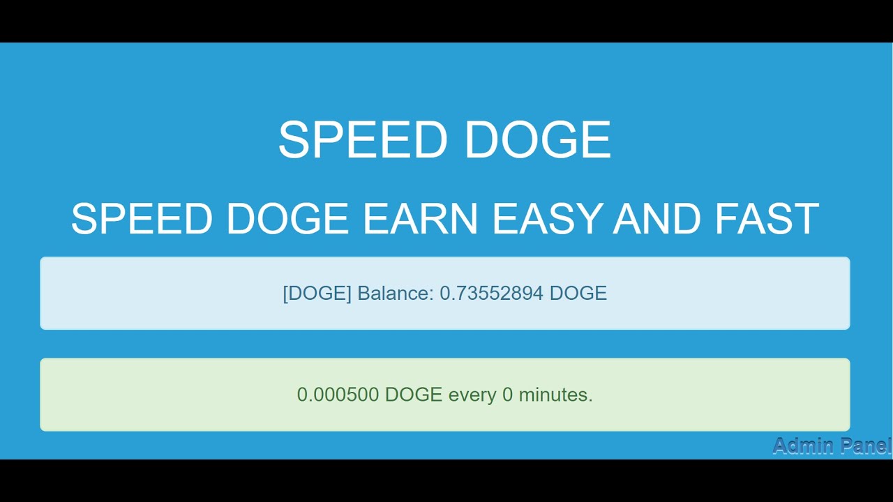 🚀SPEED DOGE - 0 SECONDS🚀 - YouTube