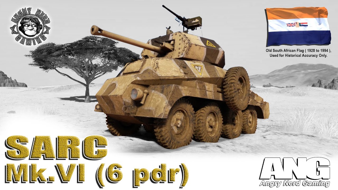War Thunder: SARC Mk.6 ( 6-pdr ) South African / British, Rank - 2 ...