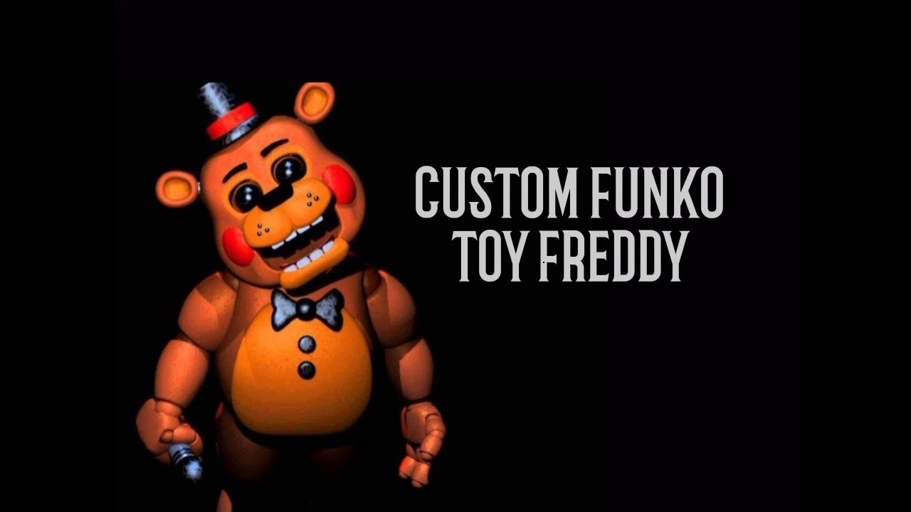 Custom Funko Toy Freddy figure review and tutorial. - YouTube