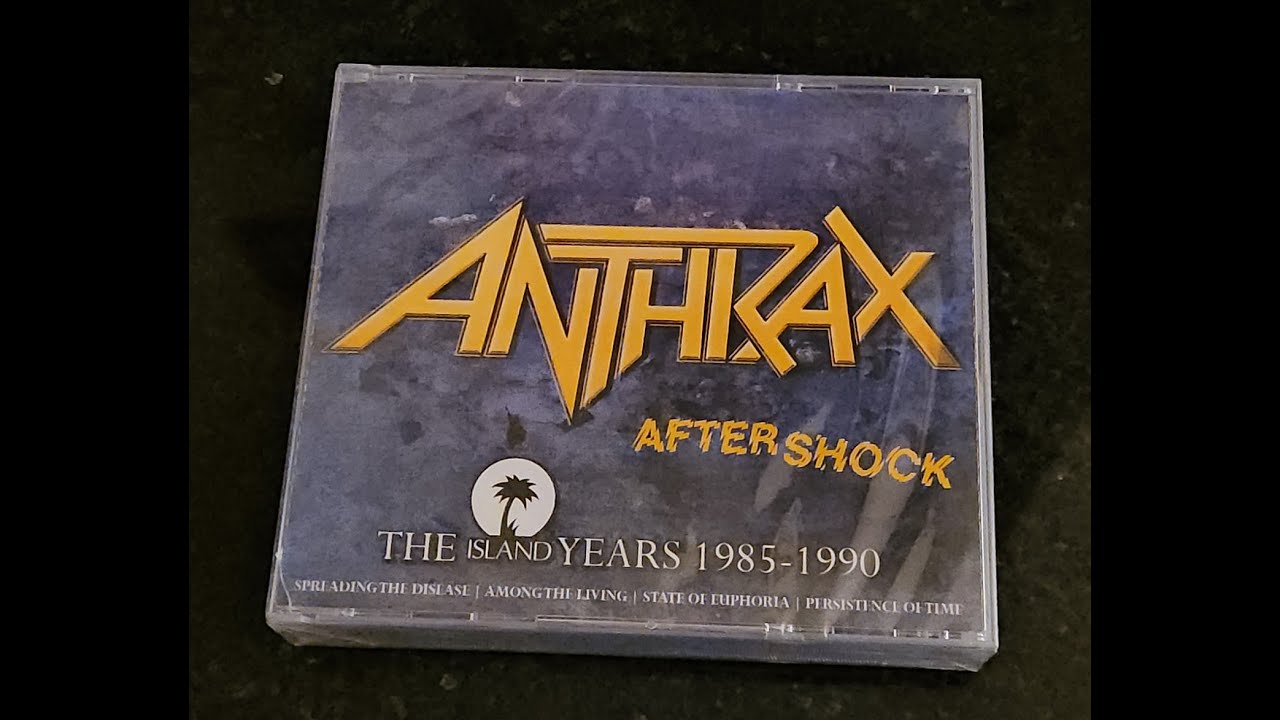 ANTHRAX AFTERSHOCK THE ISLAND YEARS 1985 1990 JEWEL CASE BOX SET 2013 ...