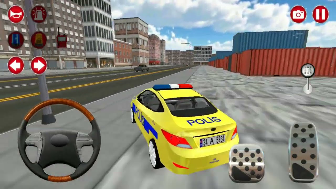 Türk Polis ve Araba Oyunu - Real Police Car Games - Polis arabası oyunu ...