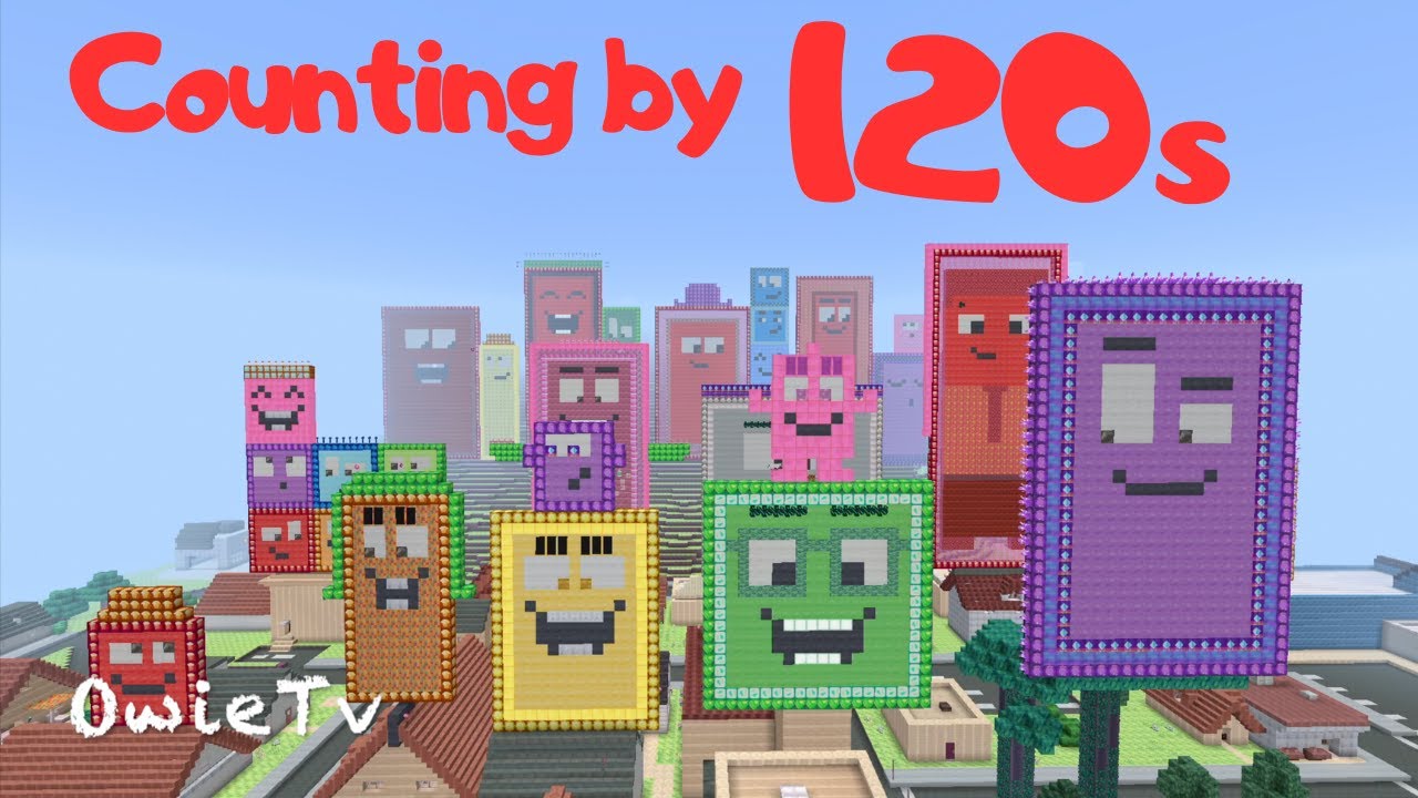 Counting by 120s Song | Minecraft Numberblocks Counting Songs | Math ...