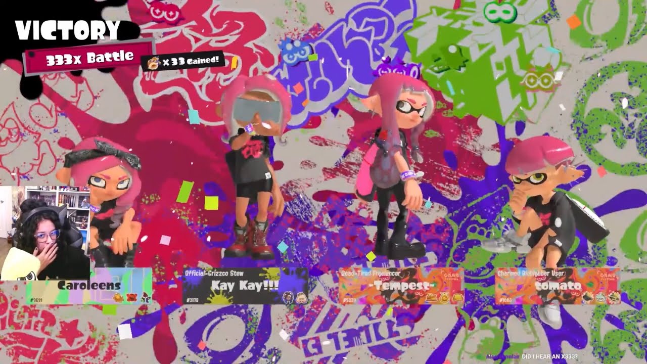 LIVE! GRAND FESTIVAL TIME! | Splatoon 3 Splatfest | TEAM PAST | 333x ...