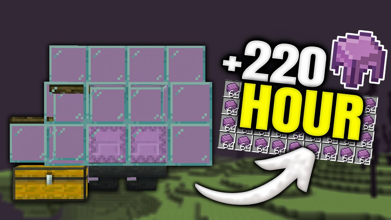 EASIEST SHULKER FARM in Minecraft Bedrock 1.21! - YouTube