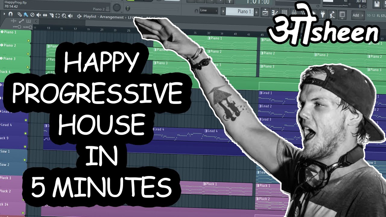 HOW TO MAKE HAPPY PROGRESSIVE HOUSE IN 5 MINUTES - YouTube