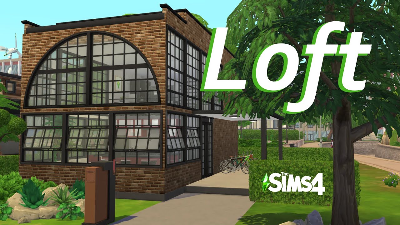 Loft | The Sims 4: Speed Build | No CC - YouTube