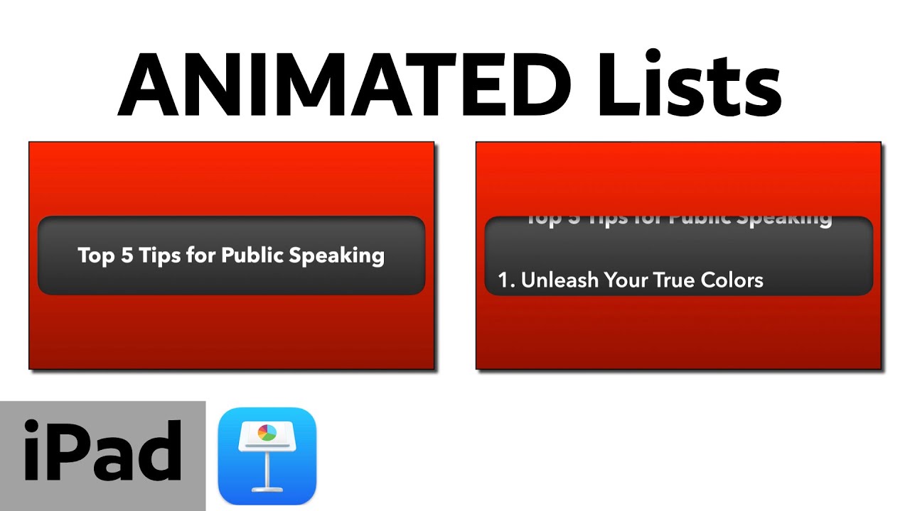 Animated Bullet Lists: A Showstopping Technique for Engaging Audiences ...