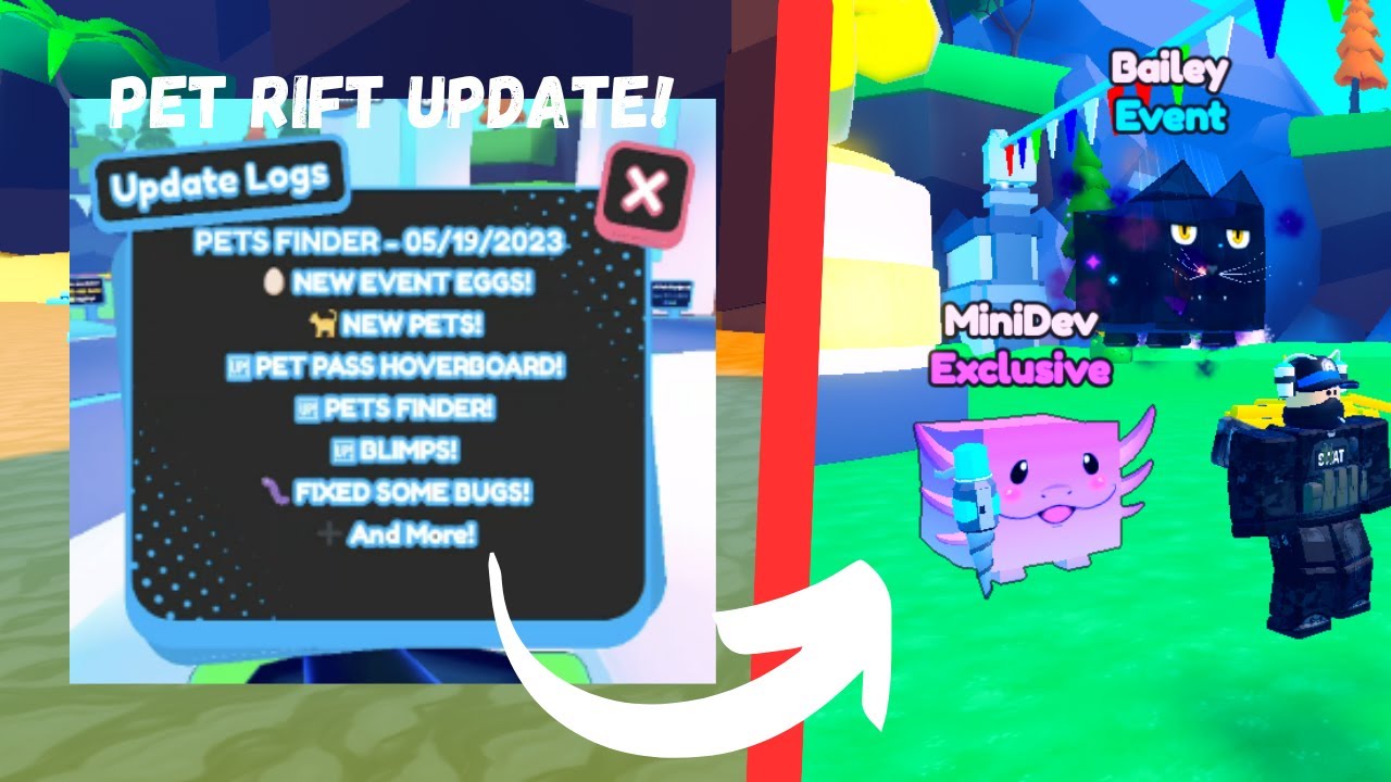 [ROBLOX] The new HUGE GALAXY CAT and HUGE DRILLER AXOLOTL (Pet Rift ...