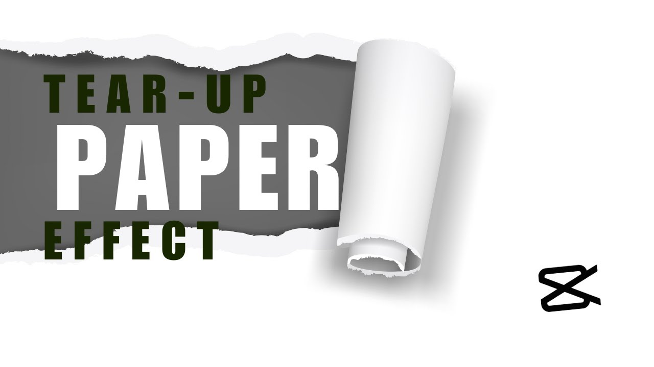 How Can You Simply Add This Tear-up Paper Effect to Your Videos in the CapCut Mobile? - YouTube