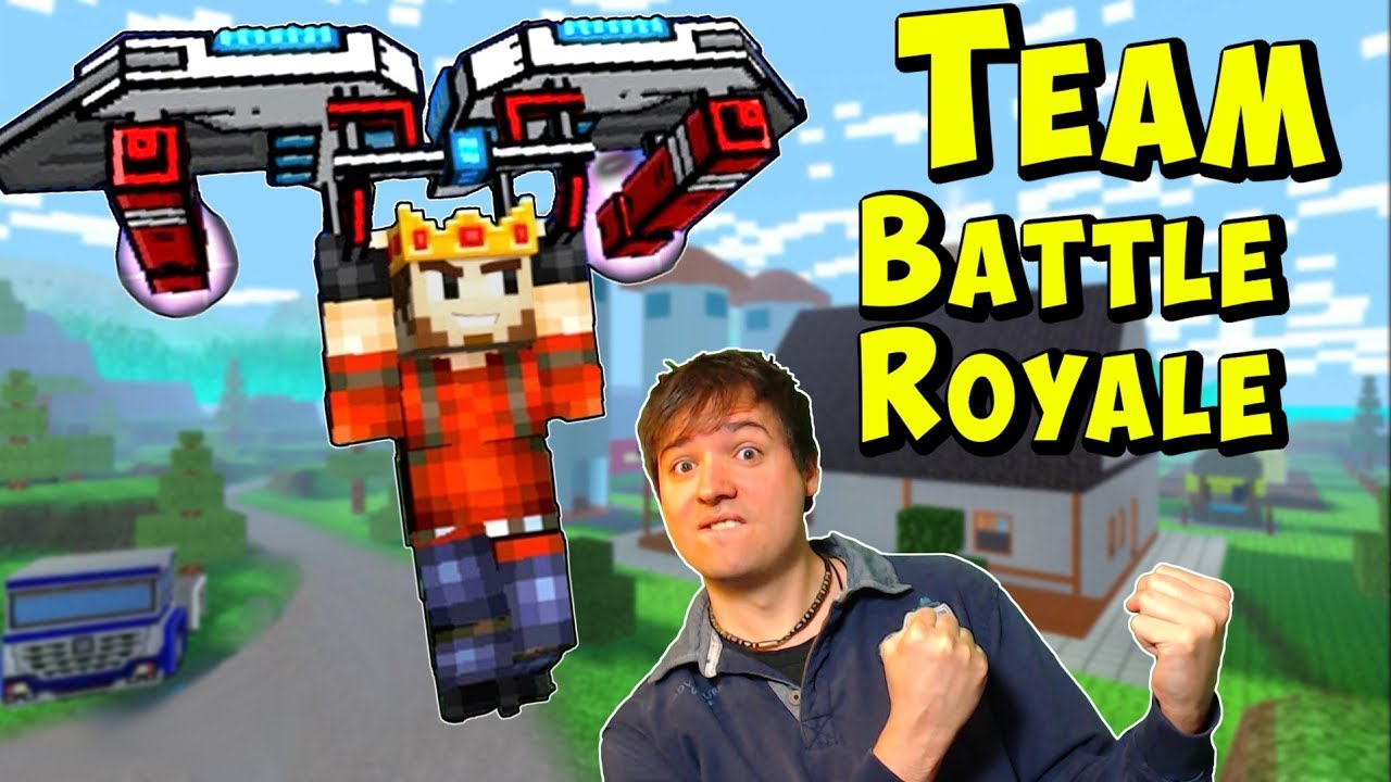 My First TEAM Battle Royale in Pixel Gun 3D - Funny PG3D Gameplay - YouTube