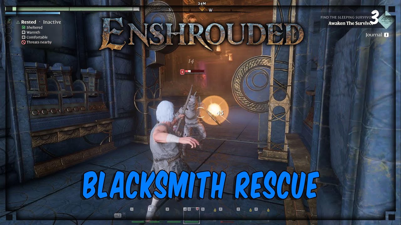 Enshrouded - ep3 Blacksmith Rescued.. - Survive | Build | Craft - YouTube