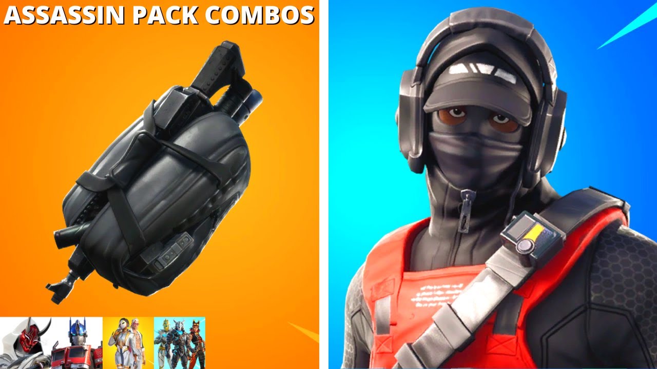 ASSASSIN PACK Back Bling COMBOS (Fortnite Battle Royale) - YouTube