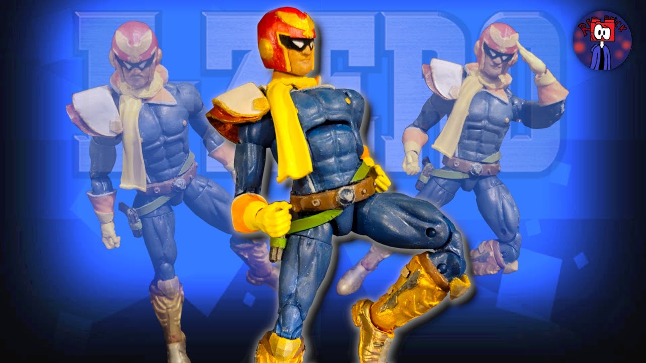 Captain Falcon CUSTOM Action Figure [3D Print] Featuring: Red Brick ...