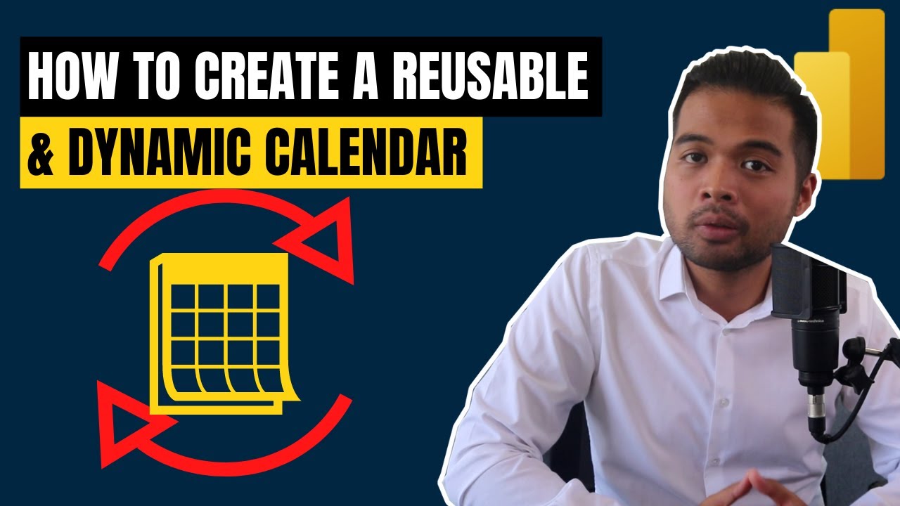 Create REUSABLE DYNAMIC Calendar Tables using Dataflows // Beginners ...