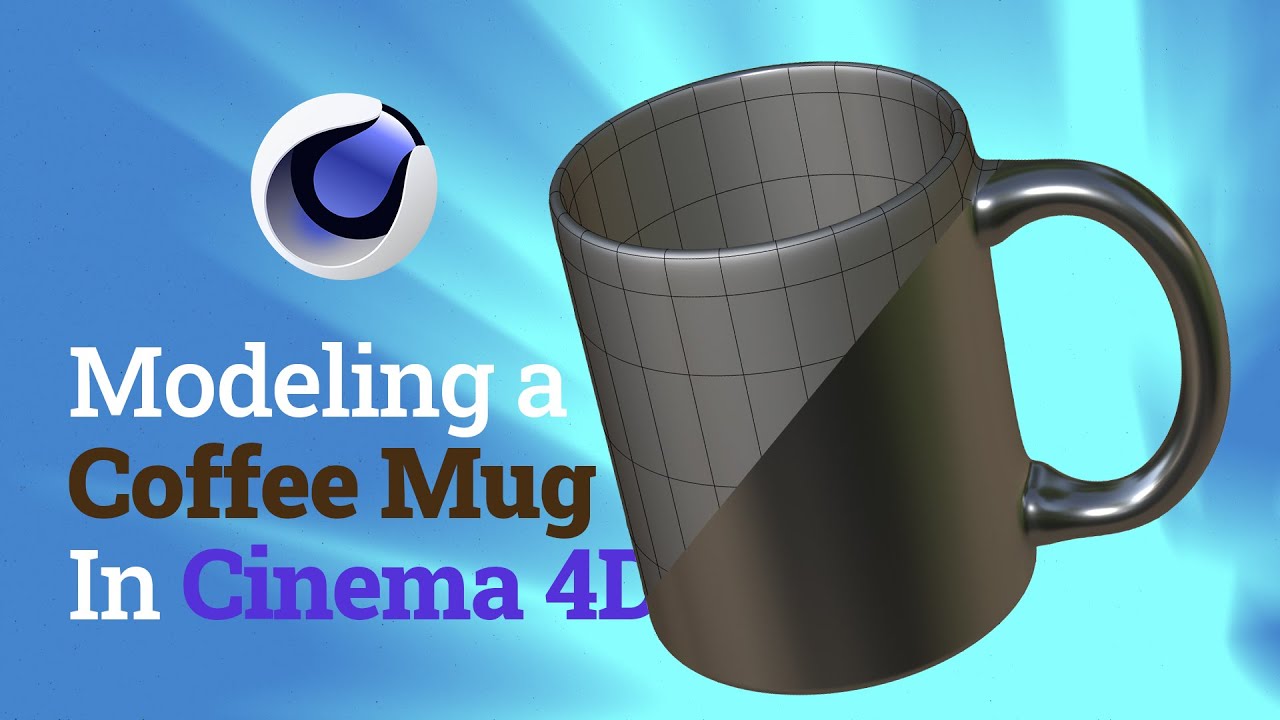 Modeling A Coffee Mug In Cinema 4D - YouTube