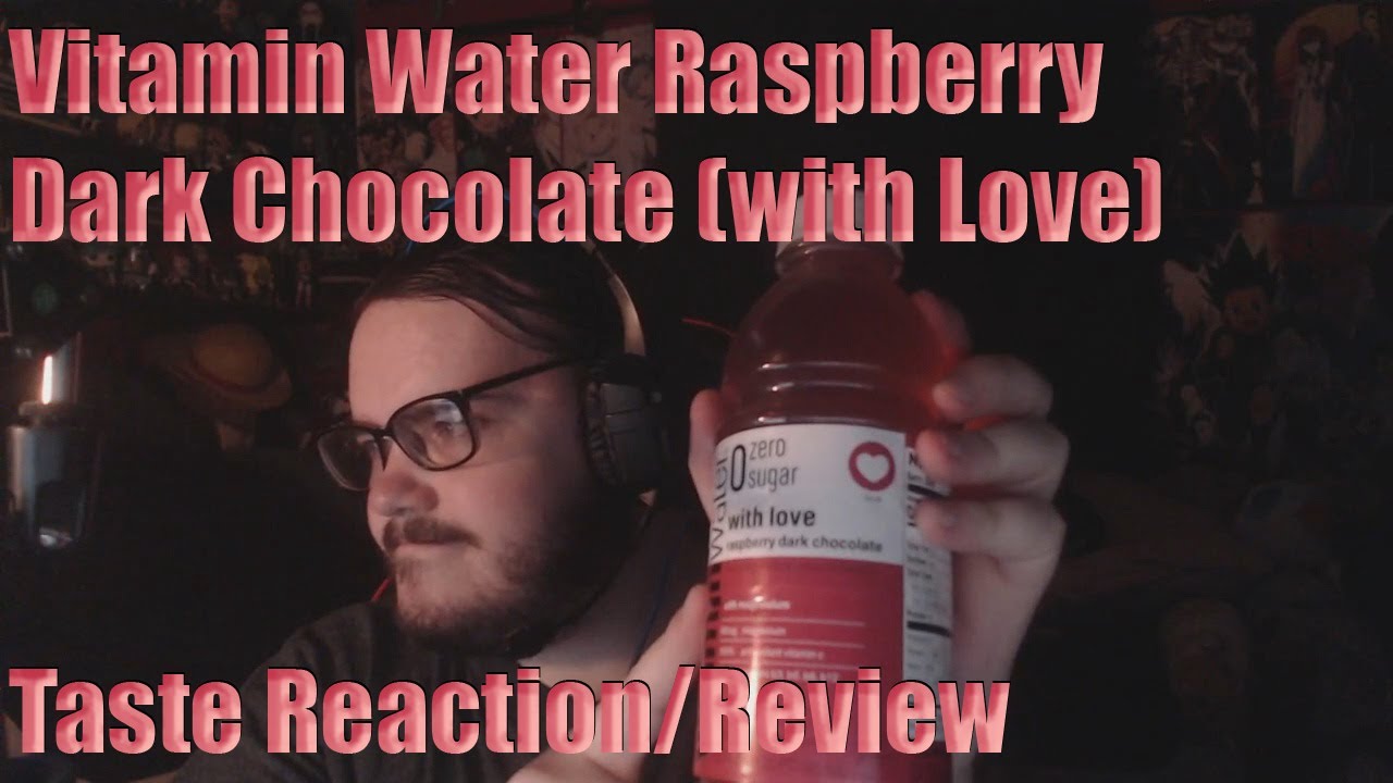 Vitamin Water Raspberry Dark Chocolate (with Love) Taste Reaction ...