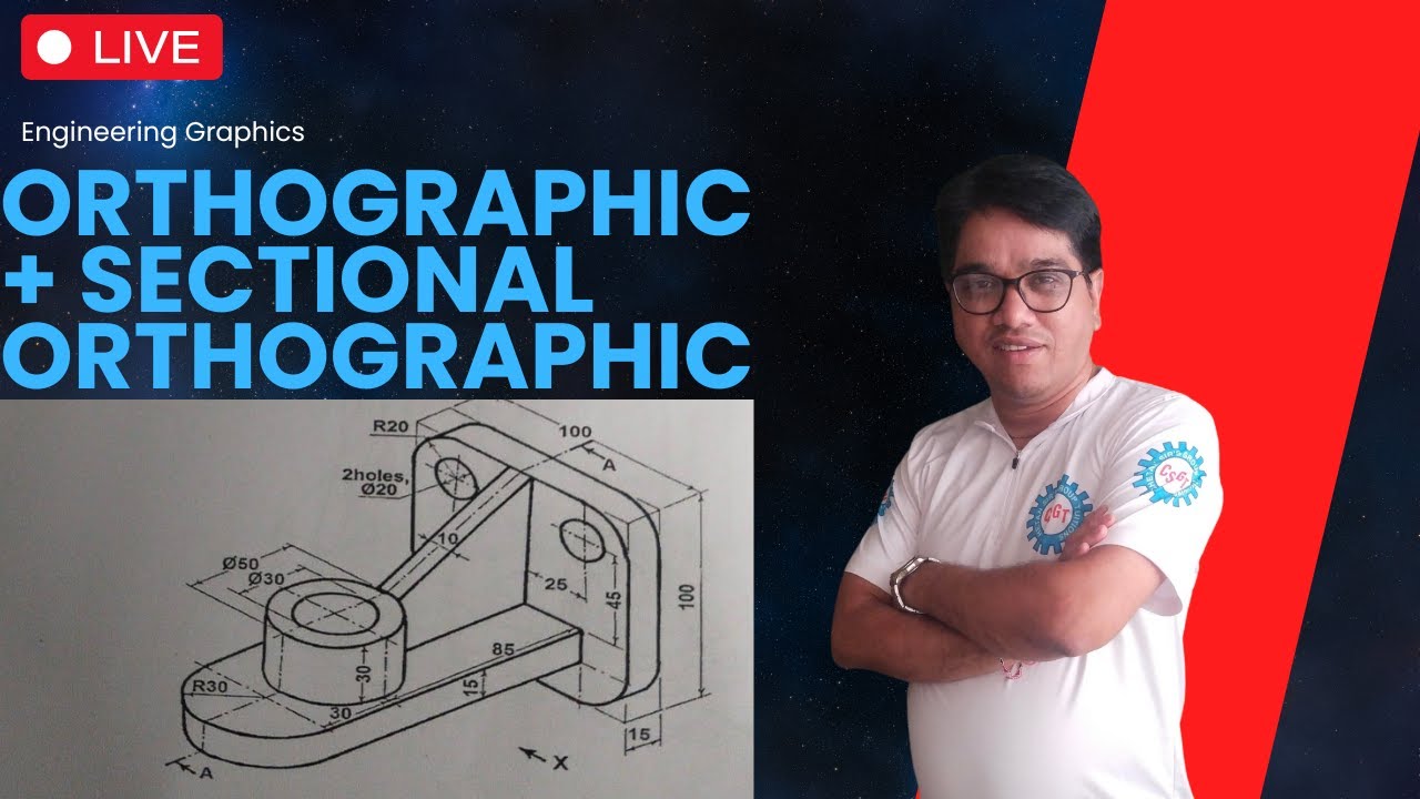 Orthographic Projection & Sectional orthographic projection# ...