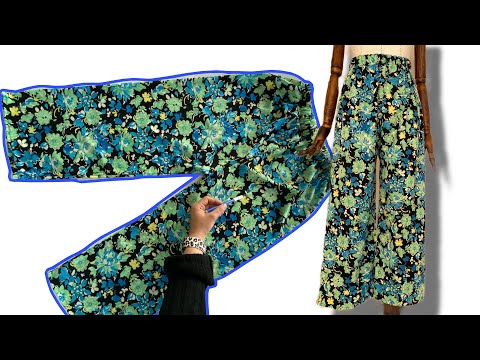 Dünyanın En kolay Pantolon Yapılış Videosu 👈🏾  Profesyonel Dikiş Bilmene Gerek Yok ❗️