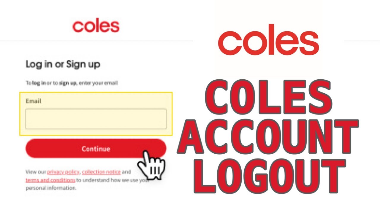 How to Logout Your Coles Account 2023? Coles Account Sign Out - YouTube