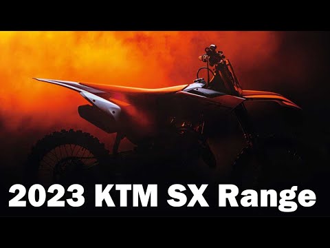The 2023 KTM SX range - The evolution of Motocross Dominance